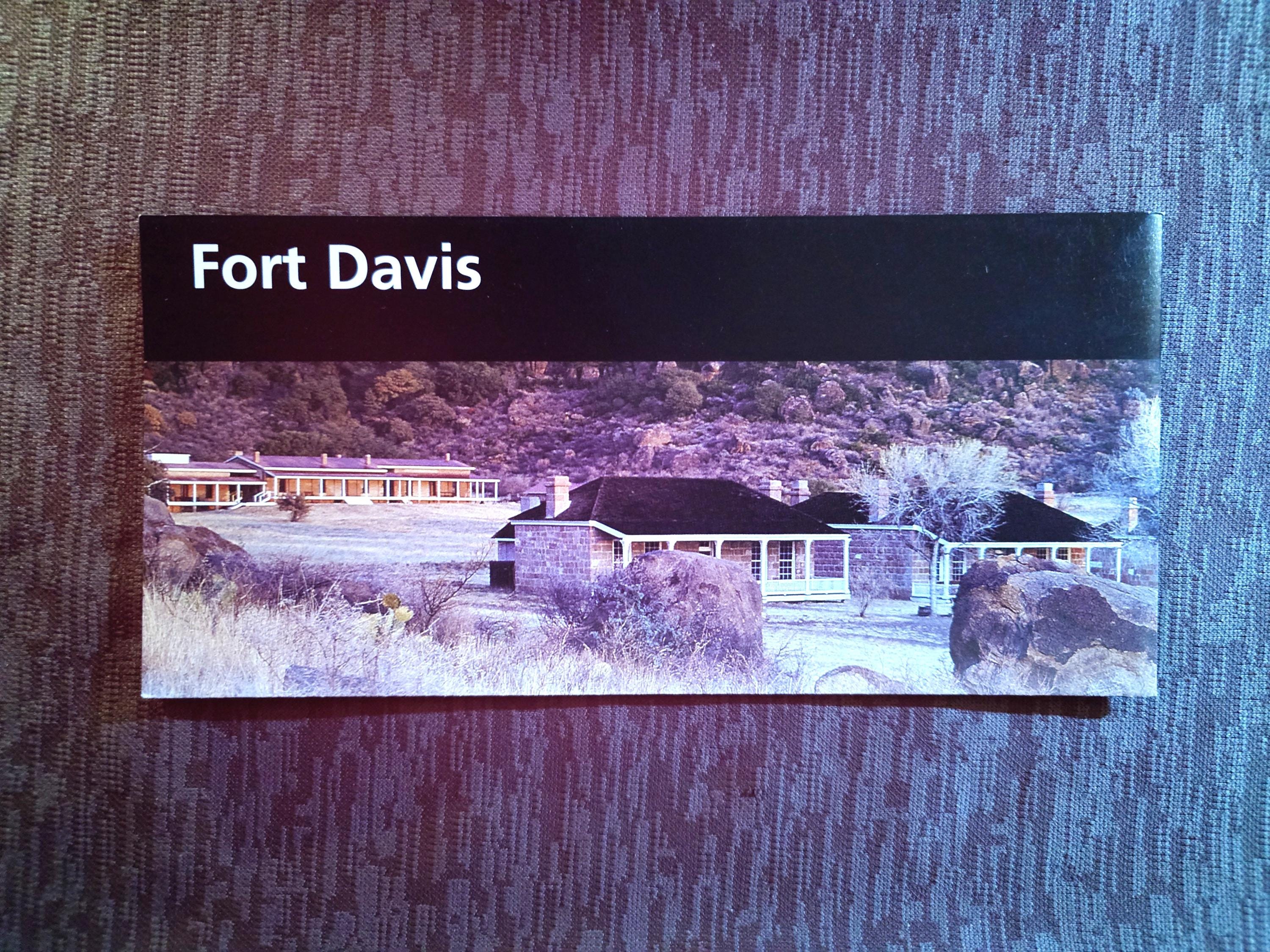 Fort Davis National Historic Site Official NPS Guide Map Brochure ...