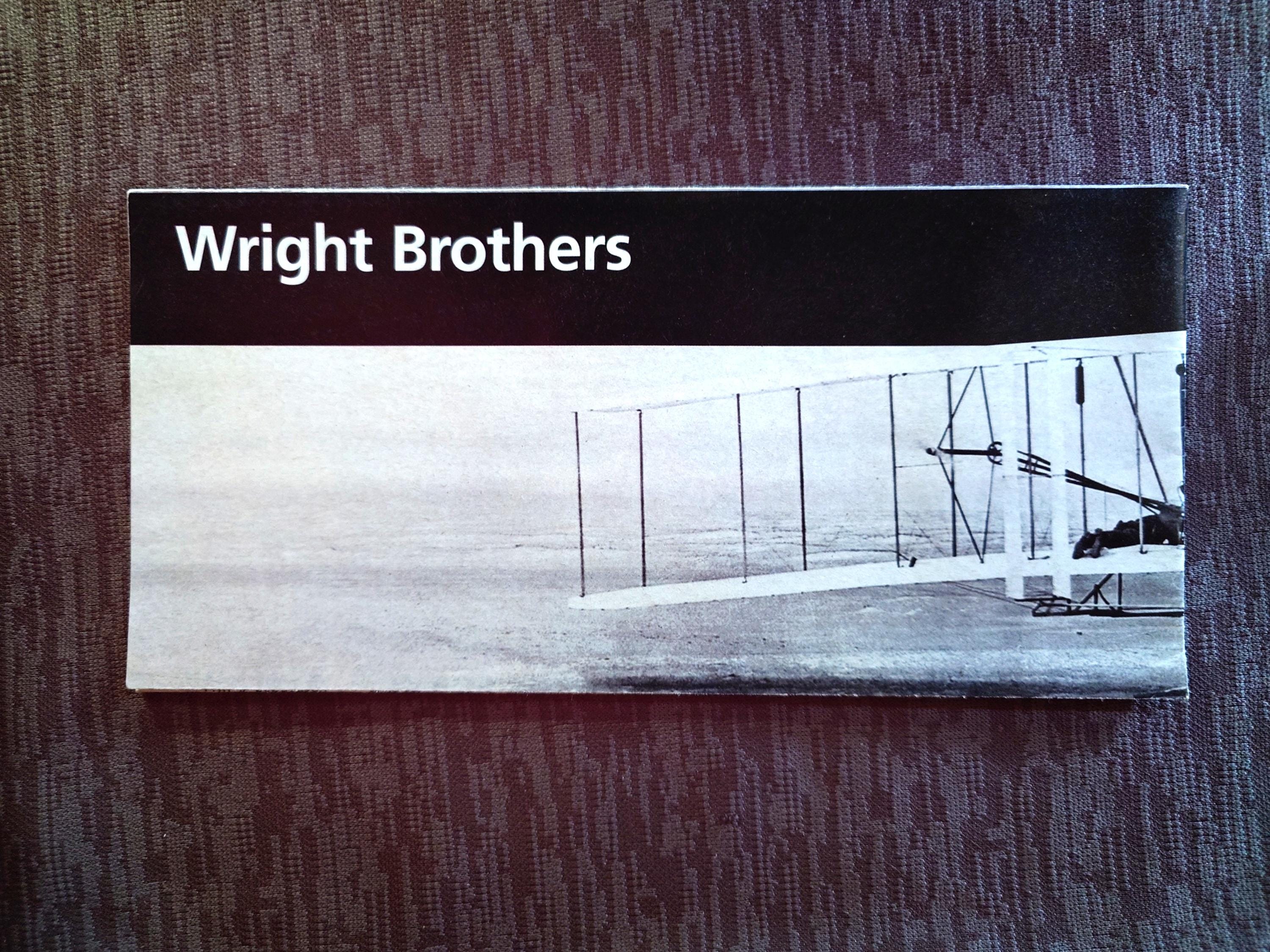 Wright Brothers National Memorial Official NPS Guide Map Brochure ...