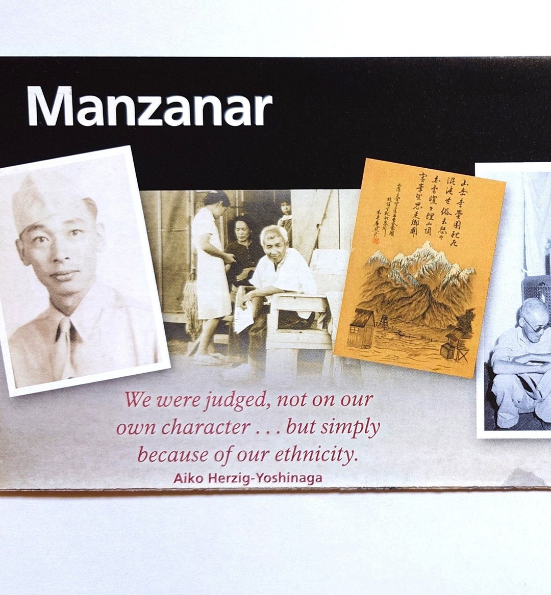 Official NPS Map Manzanar National Historic Site Brochure National ...