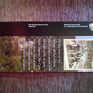 Hot Springs National Park Official NPS Guide Map Brochure National ...