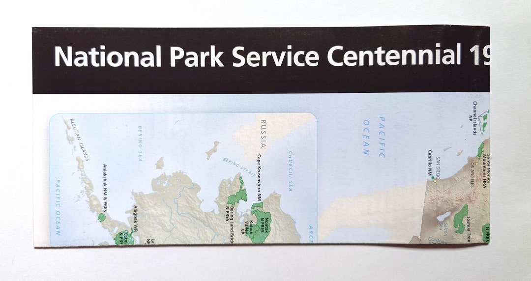 Official Guide National Parks Service Centennial 1916-2016 NPS Map ...
