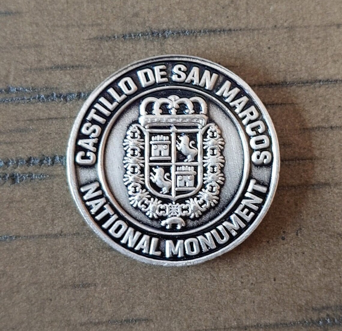 Castillo De San Marcos National Monument Official NPS Collectible Token ...