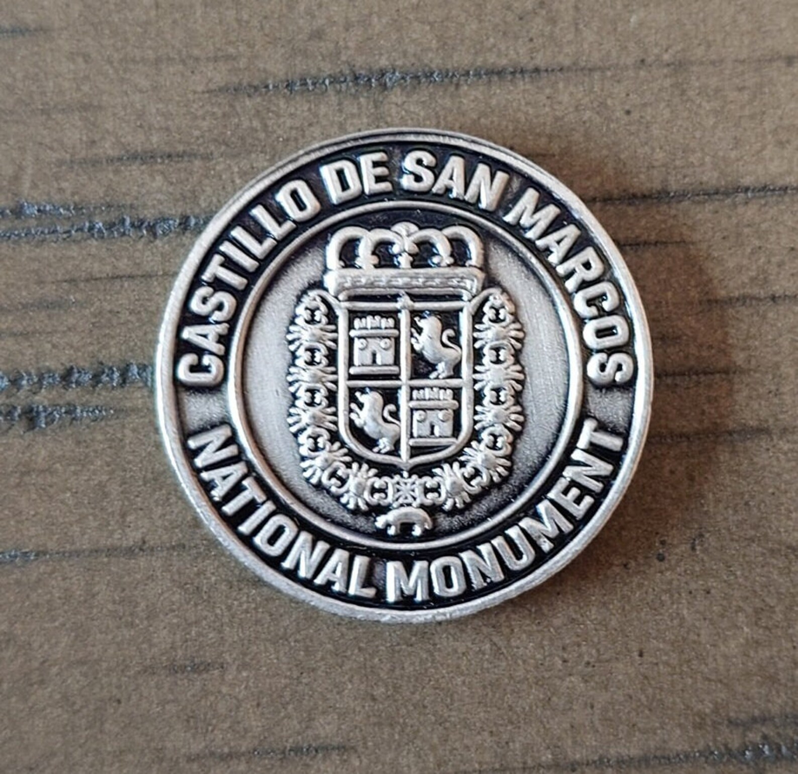 Official NPS Token Castillo De San Marcos National Monument Official ...