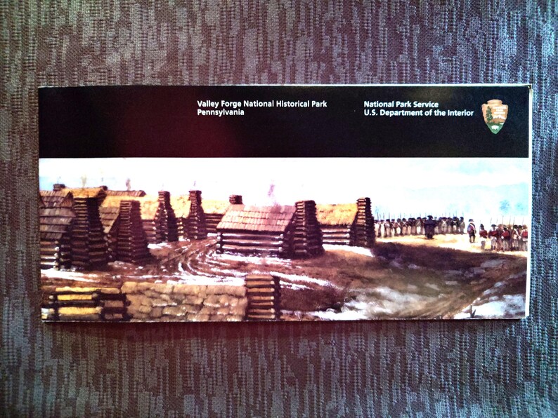 Valley Forge National Historical Park Official NPS Guide Map Brochure ...