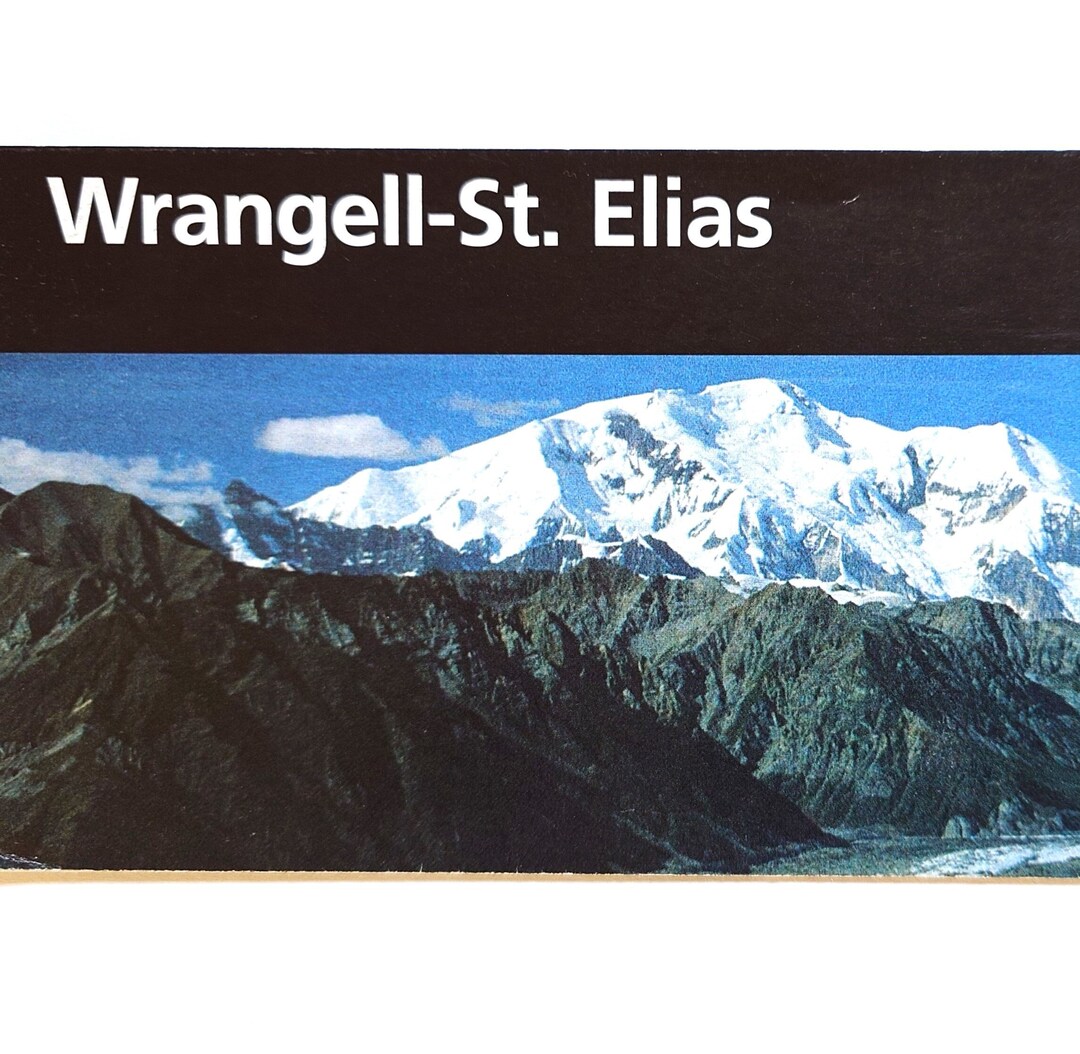 Official Guide Wrangell-st. Elias National Park NPS Map Brochure ...