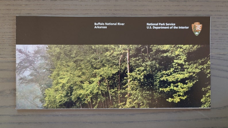 Buffalo National River Official NPS Map Guide Brochure National Parks ...