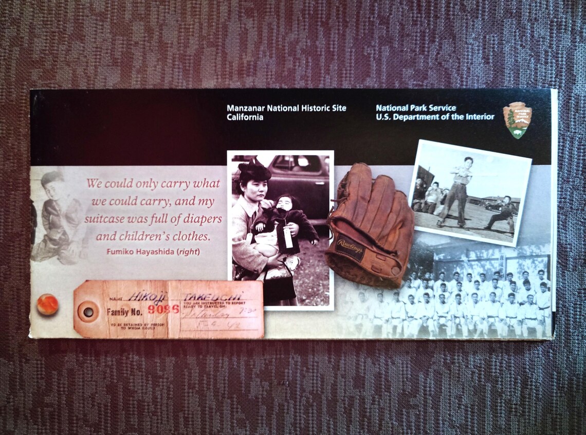 Manzanar National Historic Site Official NPS Guide Map Brochure ...