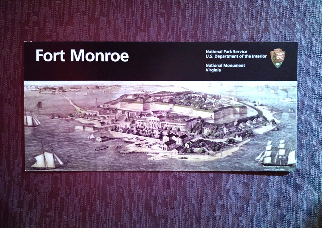 Fort Monroe National Monument Official NPS Guide Map Brochure National ...