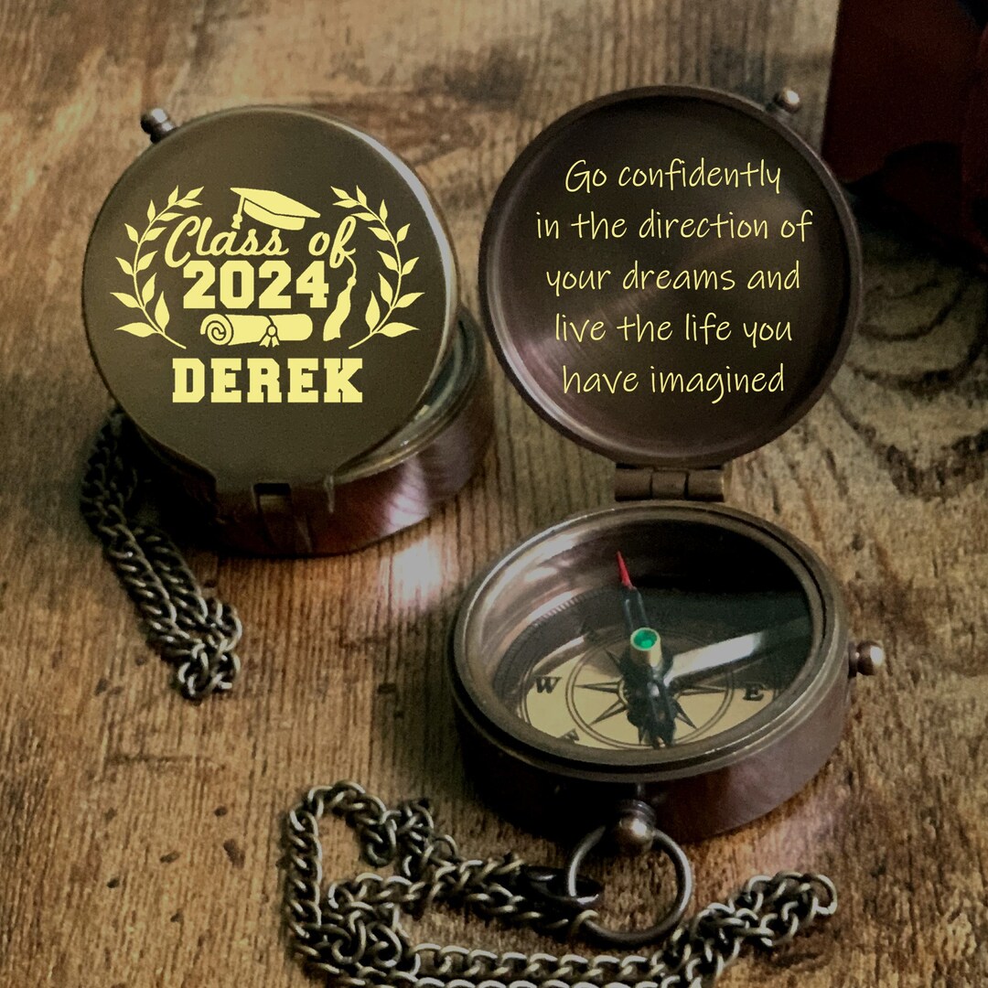 Graduation Gift 2024 High School Graduation Gift Personalized Compass ...