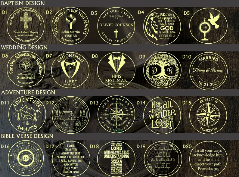 Baptism Compass, First Holy Communion Compass, Confirmation Present ...