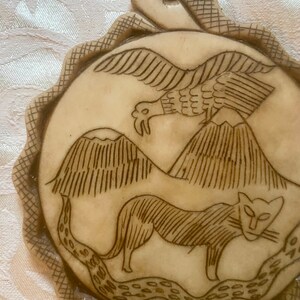 Peruvian Hand Carved Inca Calendar // Caliza Stone // Snake Border ...