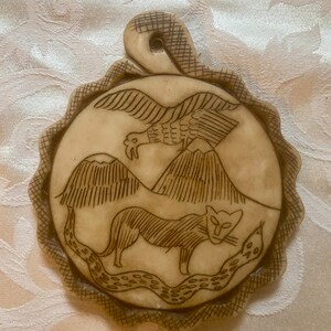 Peruvian Hand Carved Inca Calendar // Caliza Stone // Snake Border ...