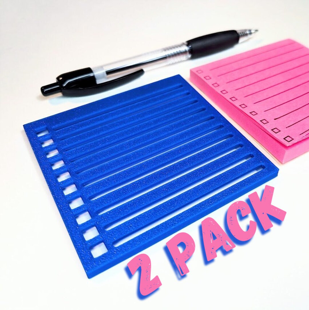 Sticky Note To-do List Stencil 2 Pack 3 by 3 Post-it Note Stocking ...