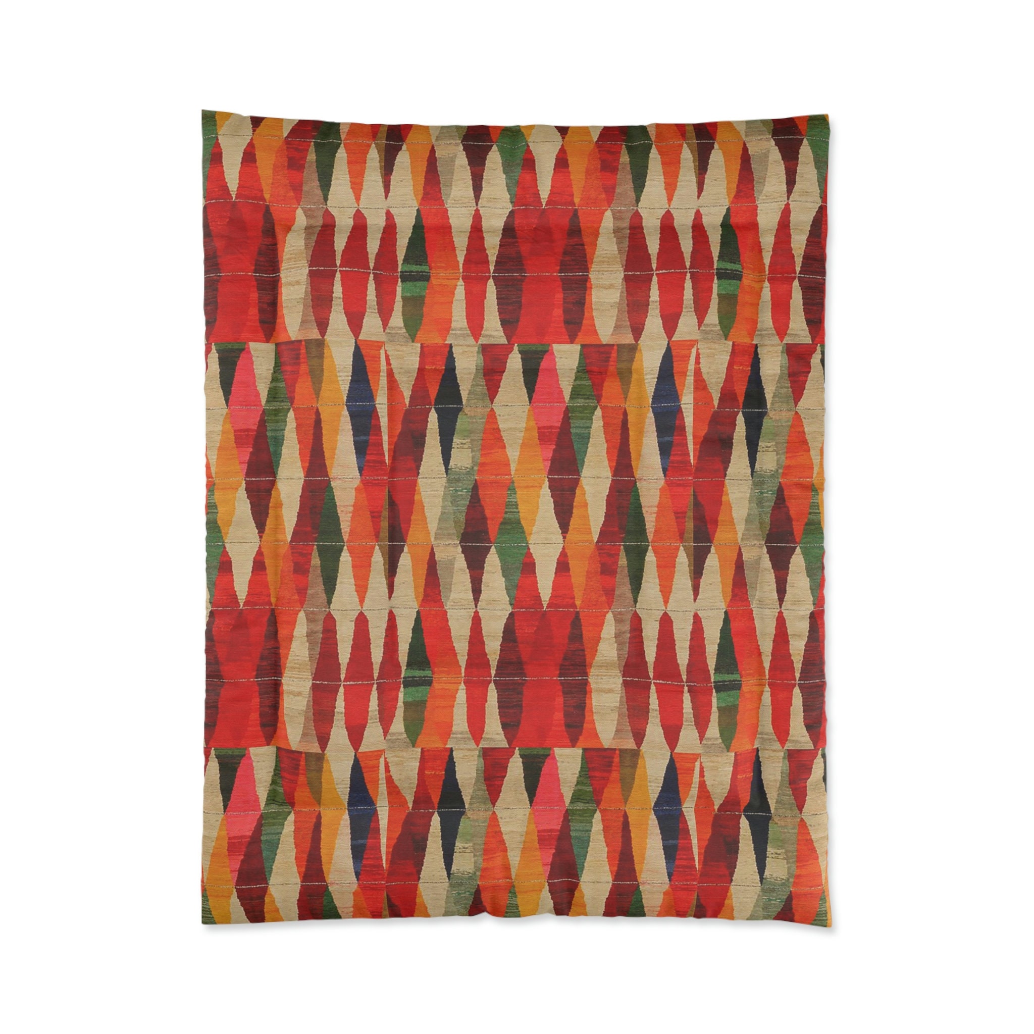 Multicolor Losange Ankara Print Comforter- Weighted Blanket ...