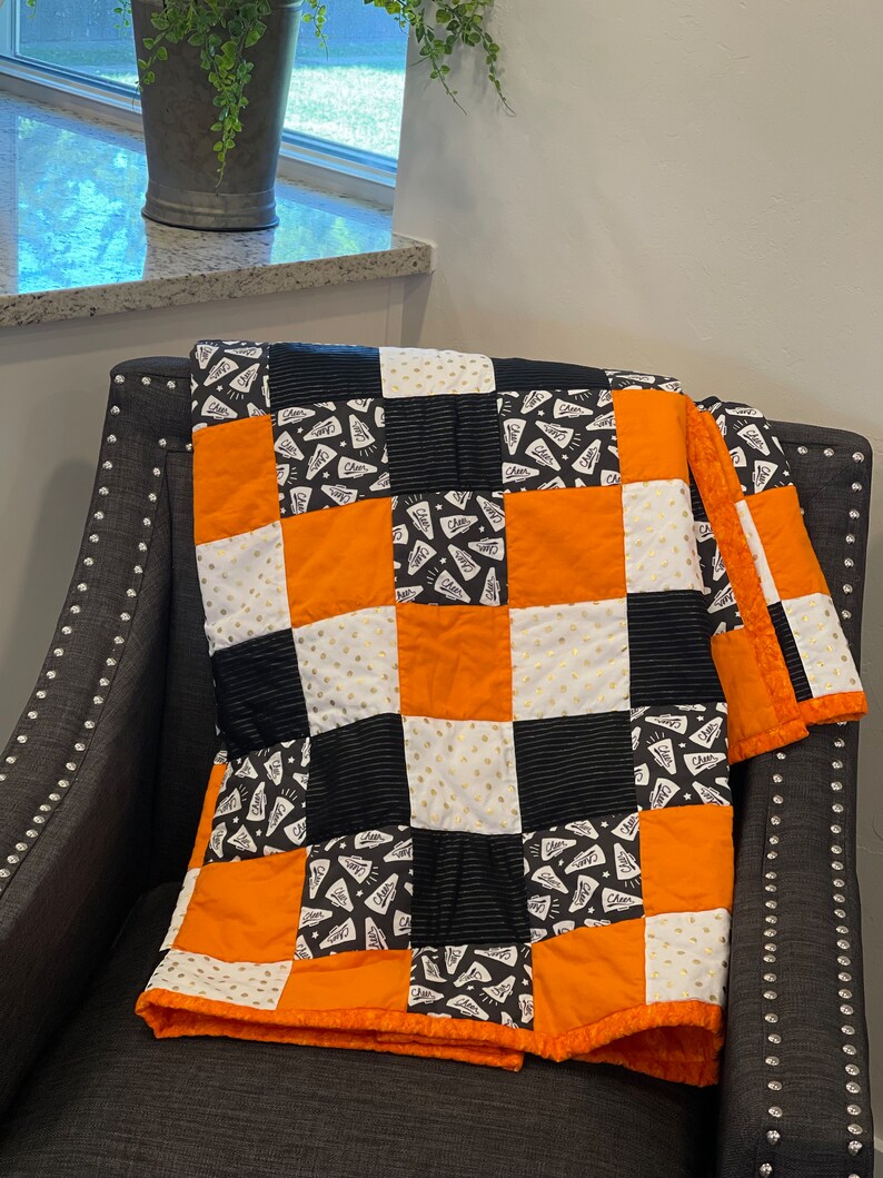 The “lexi” Custom Quilt Cheer Quilt - Etsy