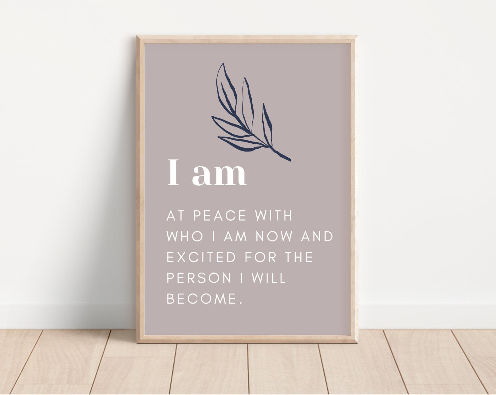 Affirmation Wall Art, Self Love Wall Art, Boho Wall Art, Minimalist ...