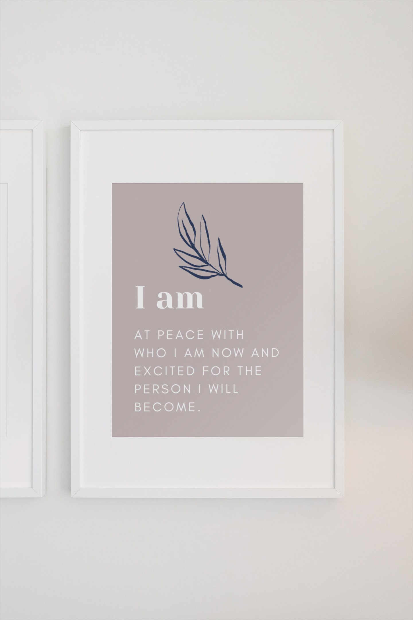 Affirmation Wall Art, Self Love Wall Art, Boho Wall Art, Minimalist ...