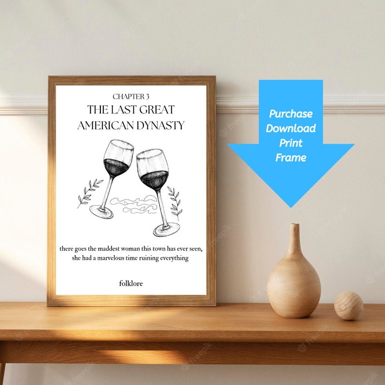 The Last Great American Dynasty Taylor Swift Digital Print - Etsy