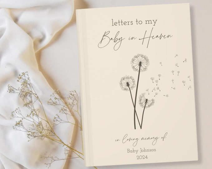 Baby Loss Journal, in Memory of You: Guided Baby Memorial Journal, Baby ...