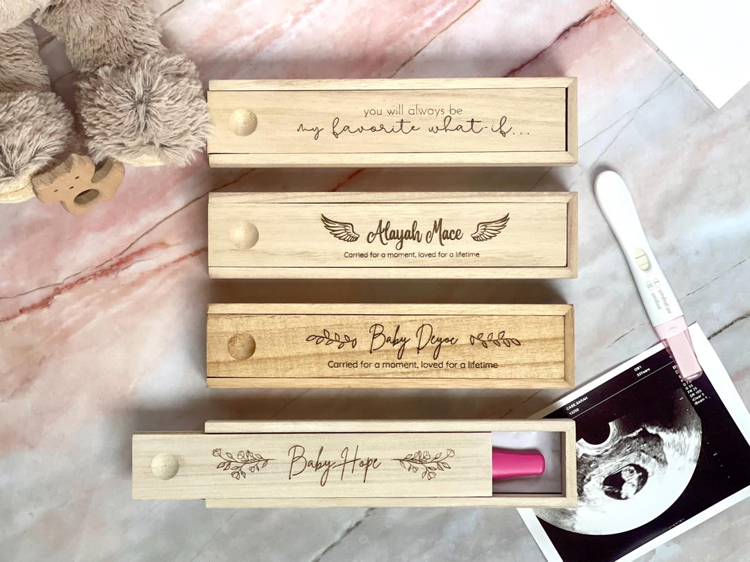 Customizable Pregnancy Loss Keepsake Box, Miscarriage Memory Box ...
