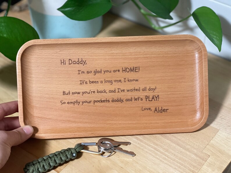 Welcome Home Daddy Poem Empty Your Pockets Daddy - Etsy