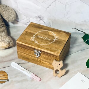 Wooden Miscarriage Keepsake Box, Engraved and Personalized - Etsy