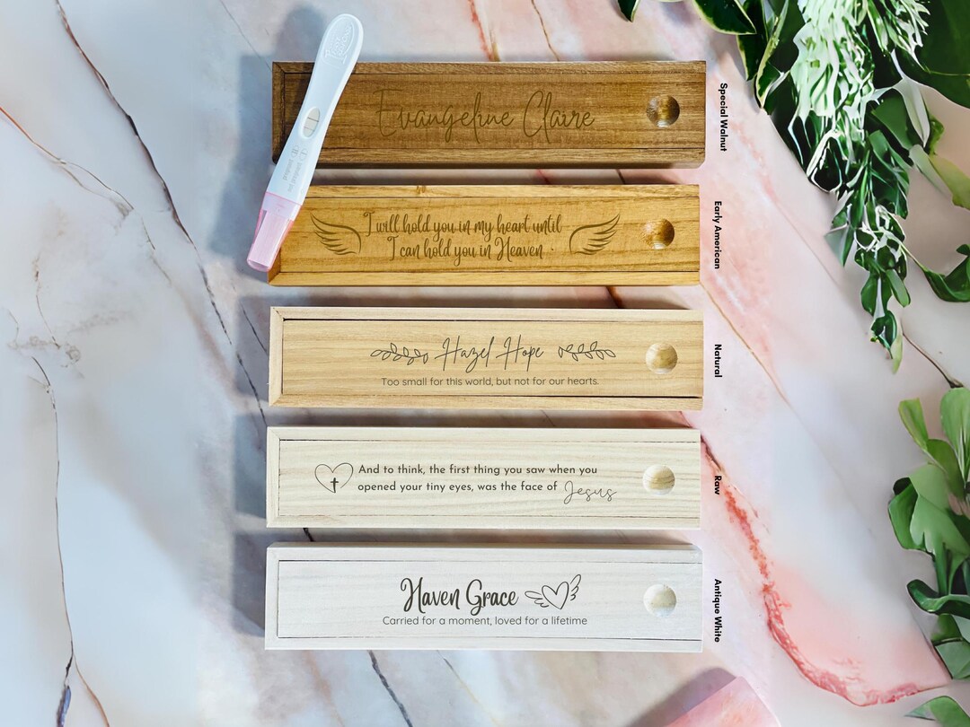Customizable Pregnancy Loss Keepsake Box, Miscarriage Memory Box ...