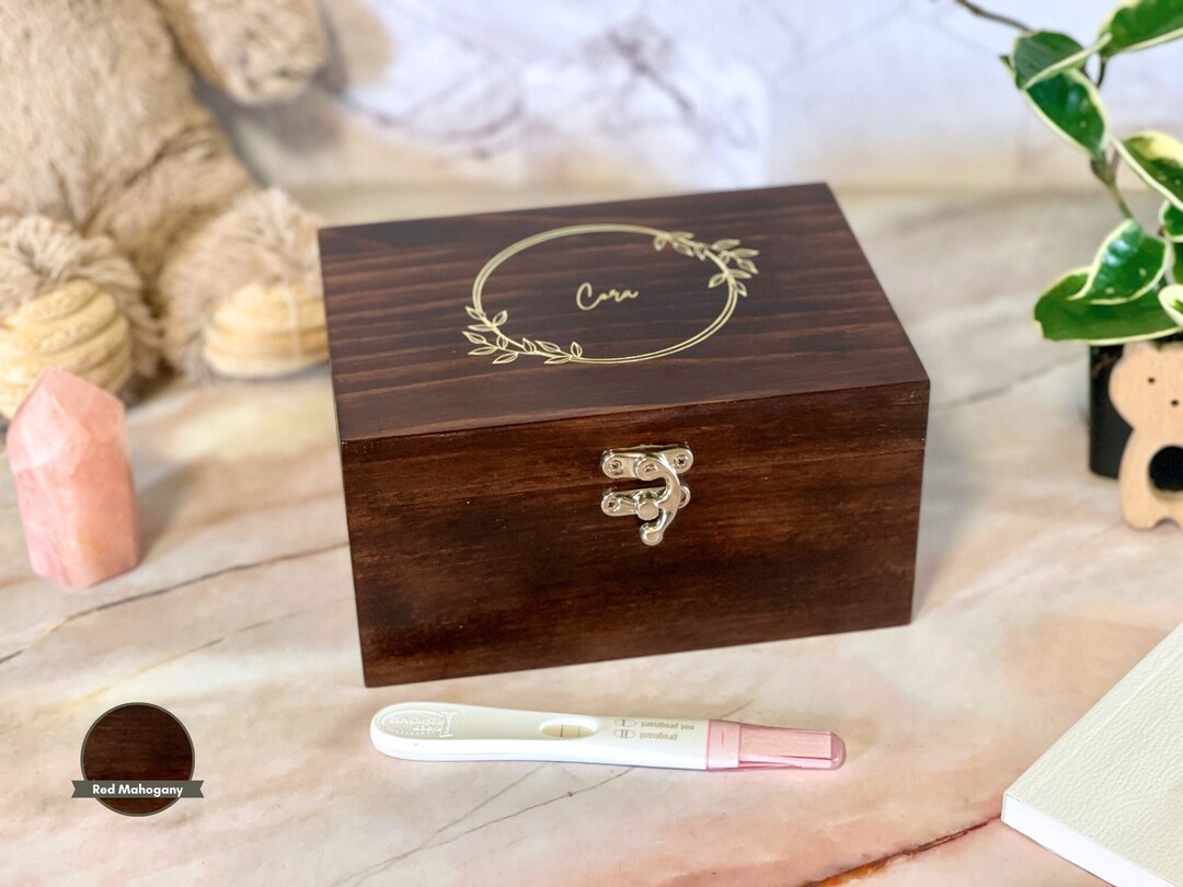 Wooden Miscarriage Keepsake Box, Engraved and Personalized - Etsy