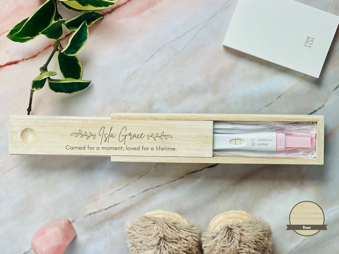 Miscarriage Keepsake Box, Pregnancy Test Box, Pregnancy Loss Keepsake ...