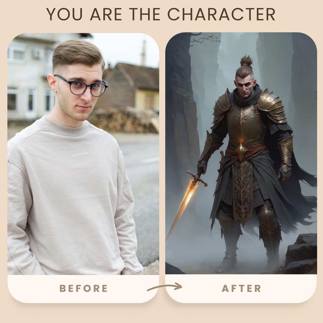 Custom Fantasy Portrait – Digital Artwork Inspired by Epic Open-world ...