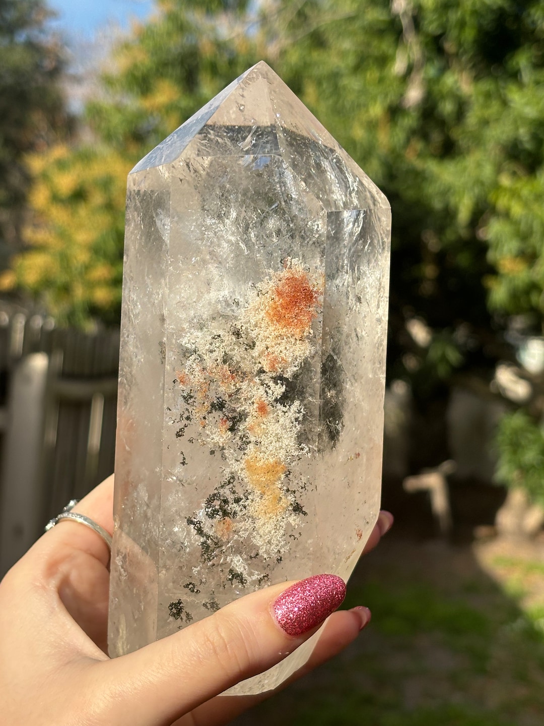 Garden Quartz Tower High Quality Brazilian HUGE Garden Tower STATEMENT ...