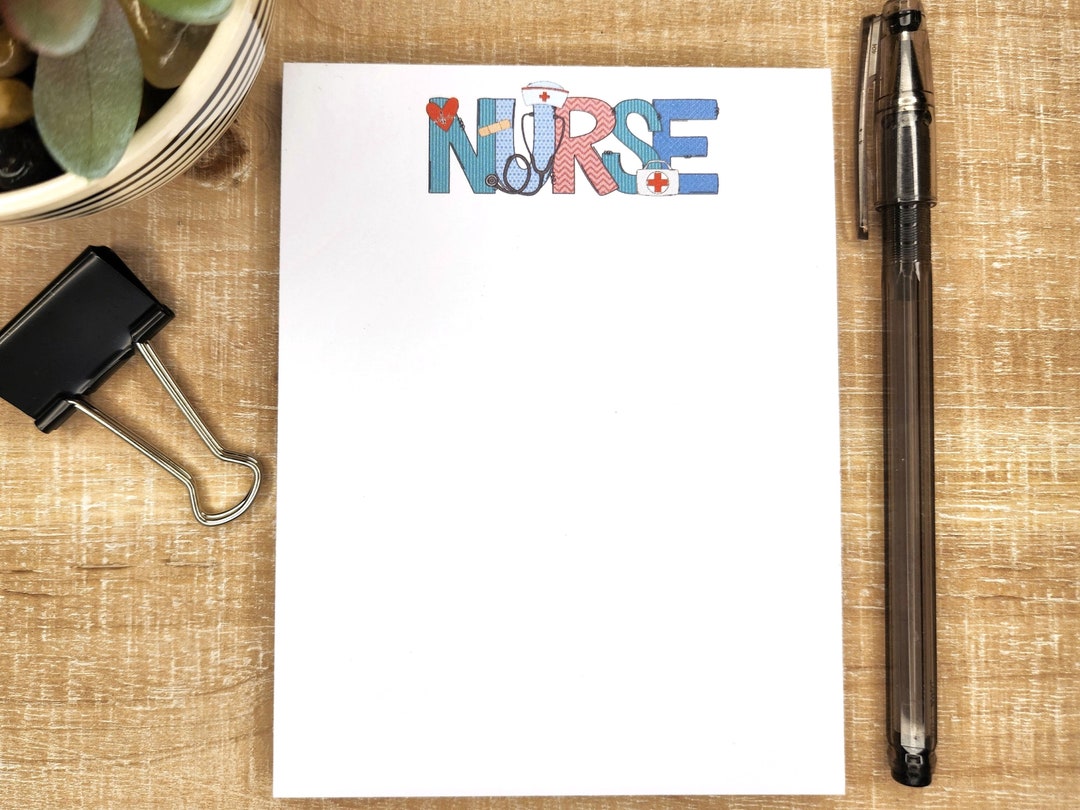 Nurse Notepad| Nurse Appreciation Week| Nursing Gift| Nurse Graduation ...