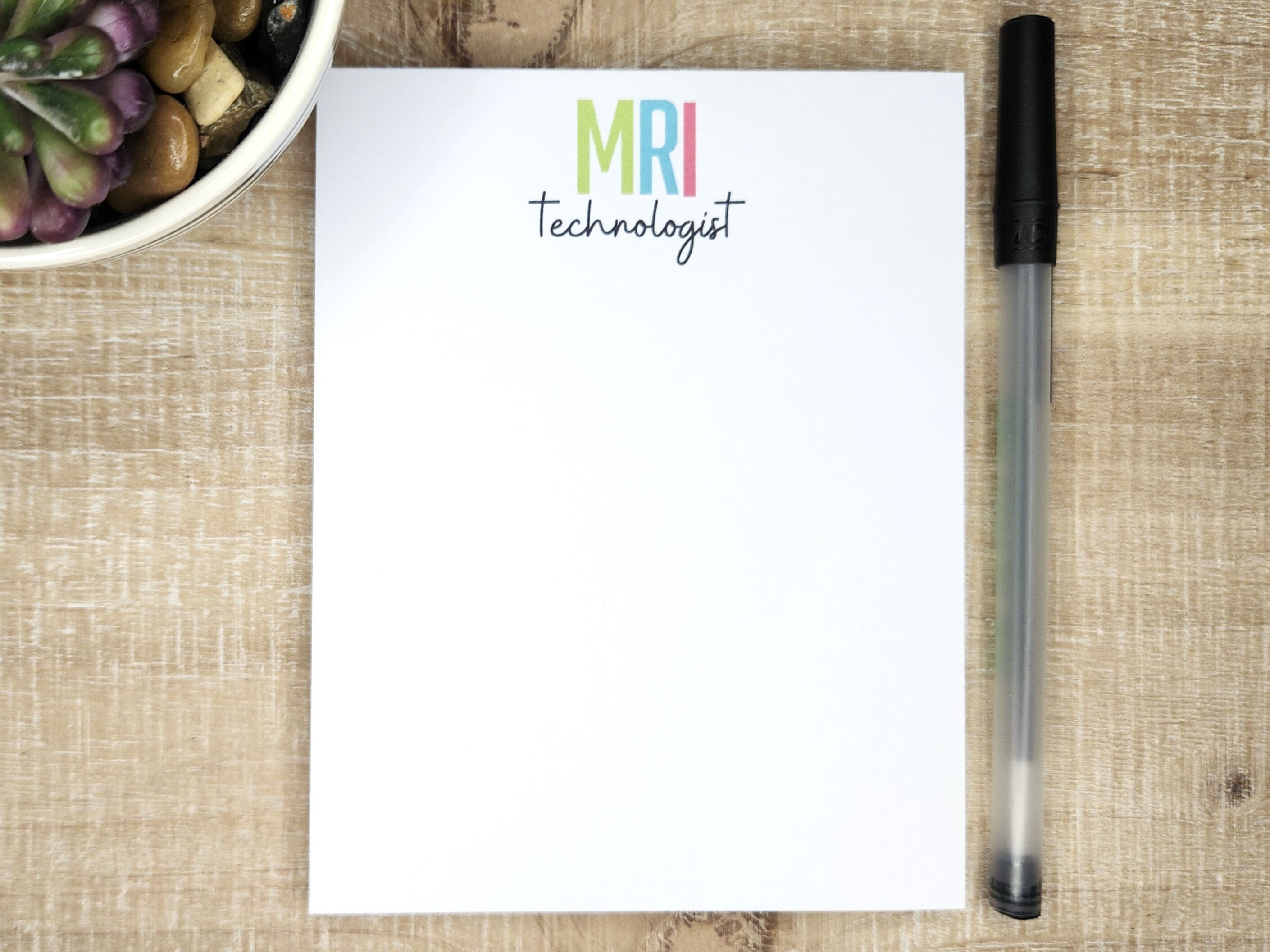 MRI Technologist Notepad| MRI Tech| MRI Tech Gift| Rad Tech Week| Rad Tech Gift| Recycled Paper ...
