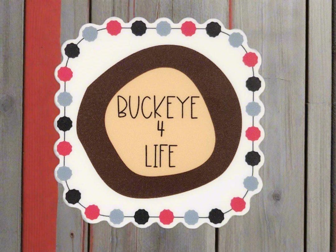 Ohio State-buckeye for Life Sticker| Buckeye Sticker| Ohio State ...