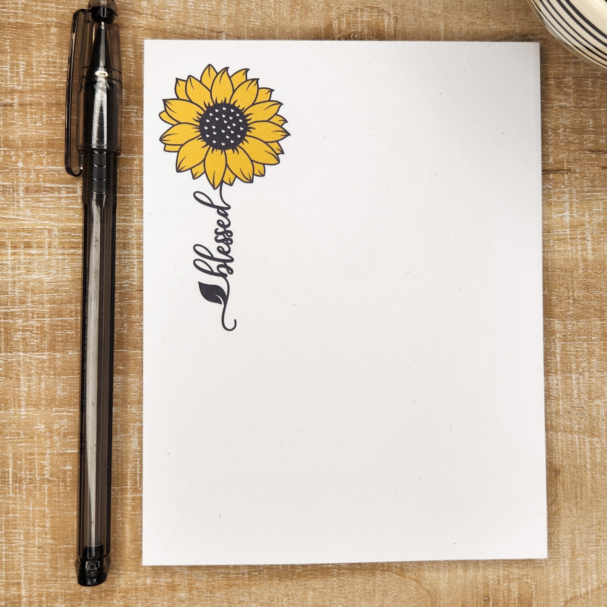 Inspirational Sunflower Notepads| Uplifting & Encouraging Gift ...