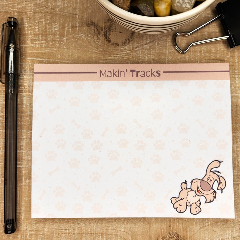 Cartoon Dogs Notepads| Cute Notepad| Dog Lover Gift| Gifts for Her ...