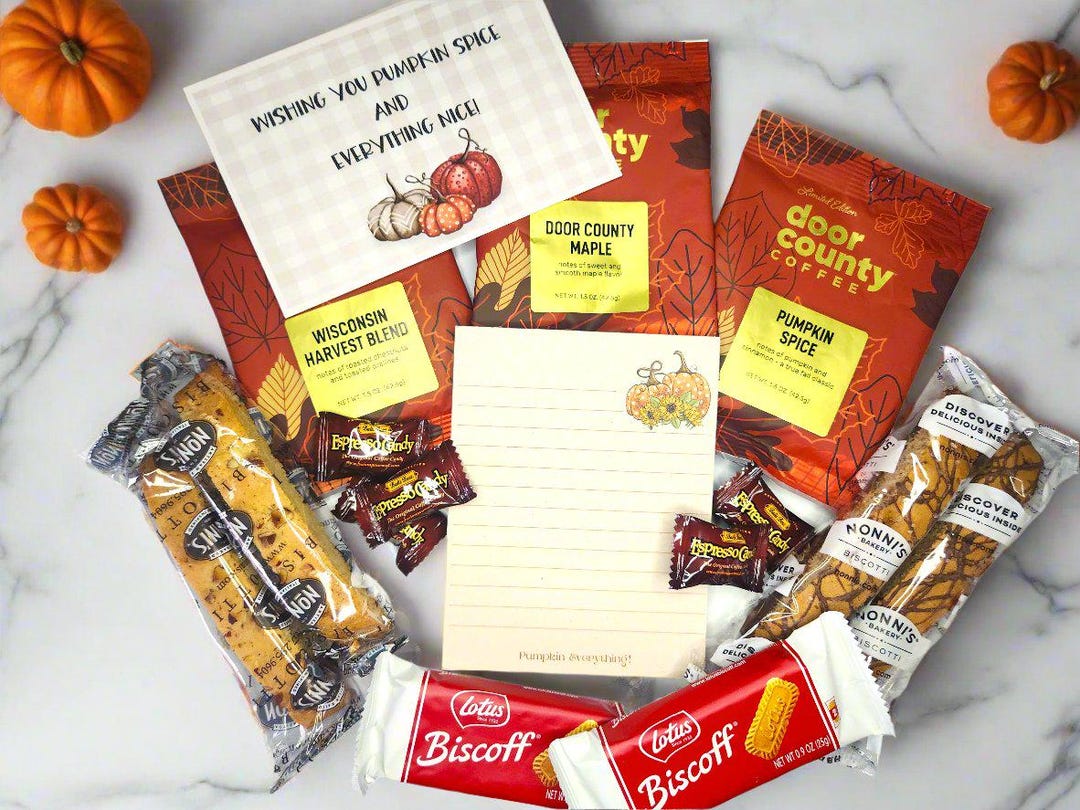 Fall Coffee Gift Box Cozy Fall Care Package Fall Coffee Package Fall ...