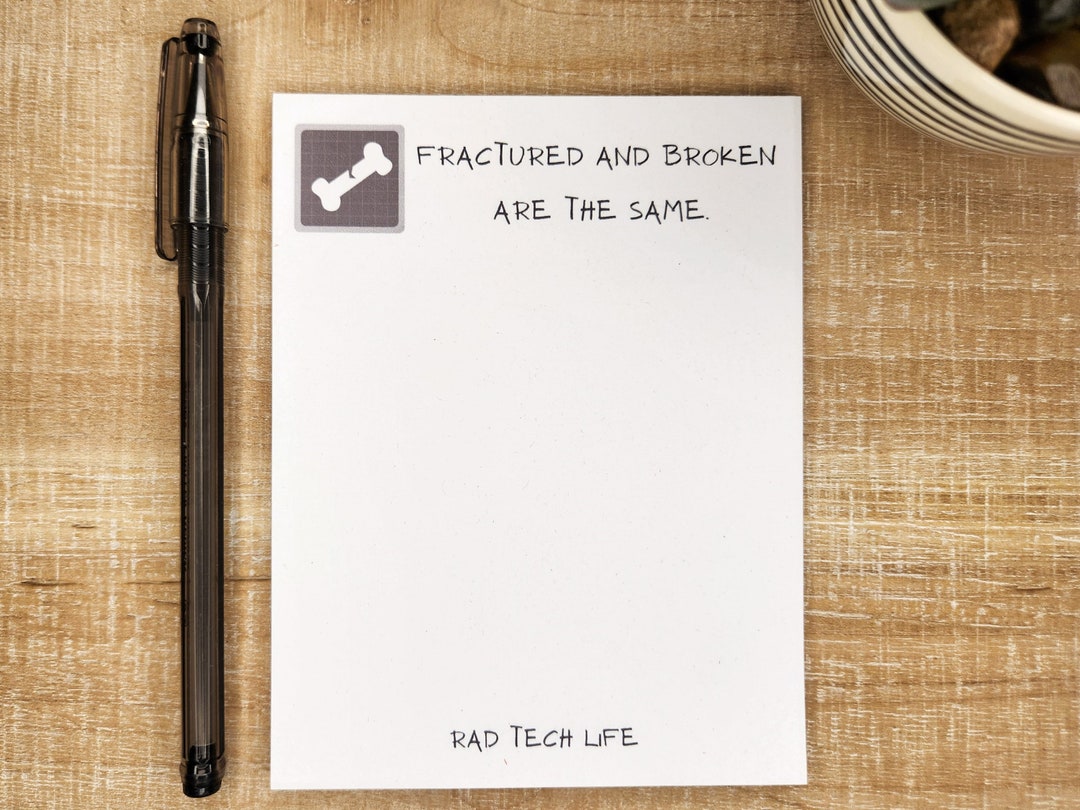 Rad Tech Notepad| X-ray Tech Humor| Rad Tech Week| X-ray Tech Gift ...