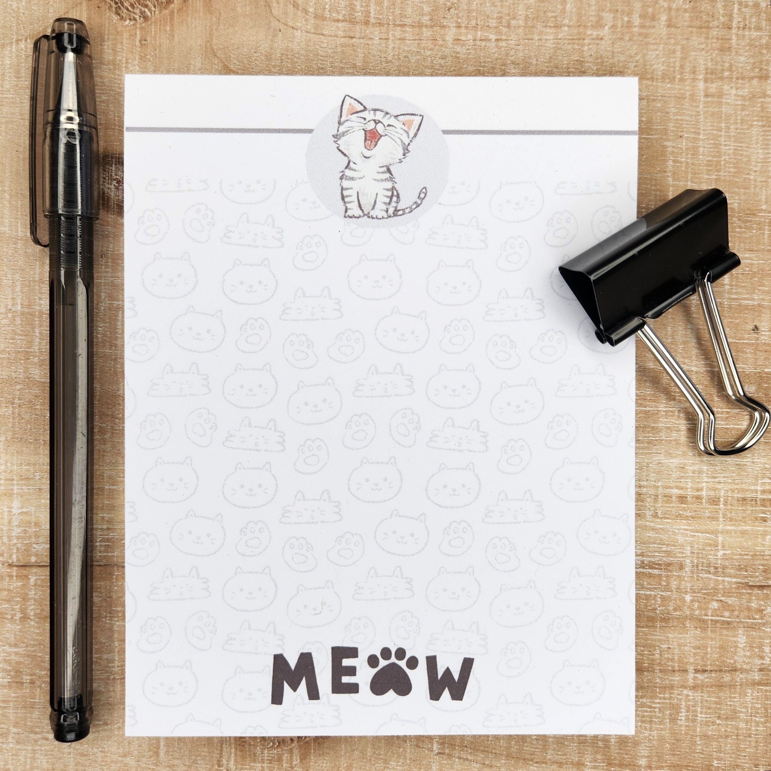 Meow-za Kitties: Notepads | Cat Notepads| Cat Lovers Gift| Cat Memo Pad ...