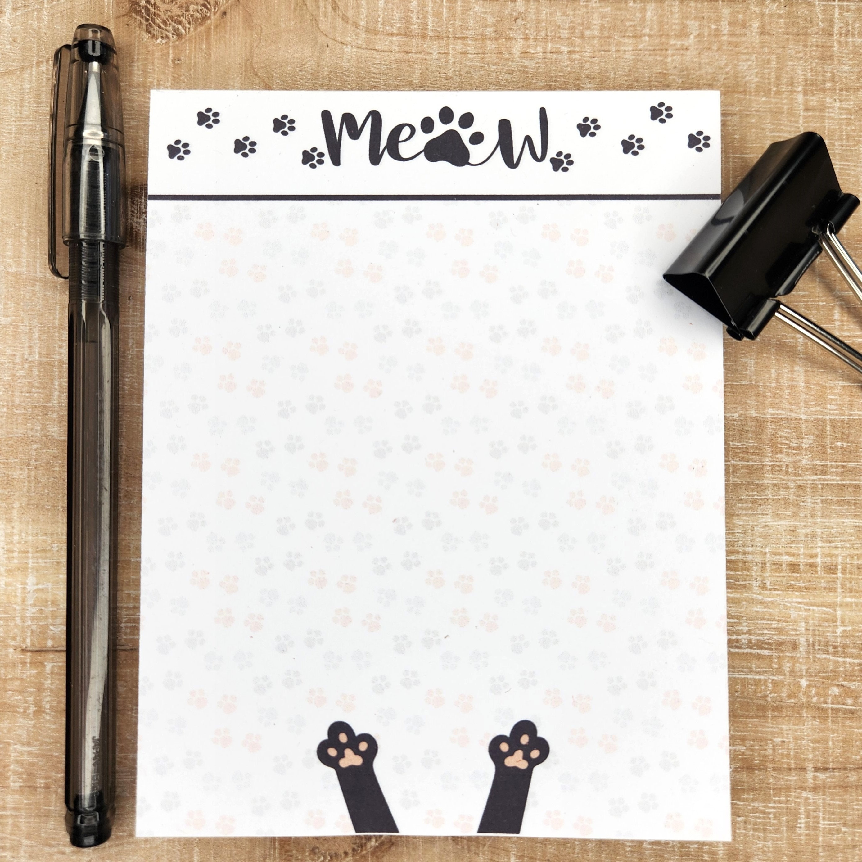 Meow-za Kitties: Notepads | Cat Notepads| Cat Lovers Gift| Cat Memo Pad ...