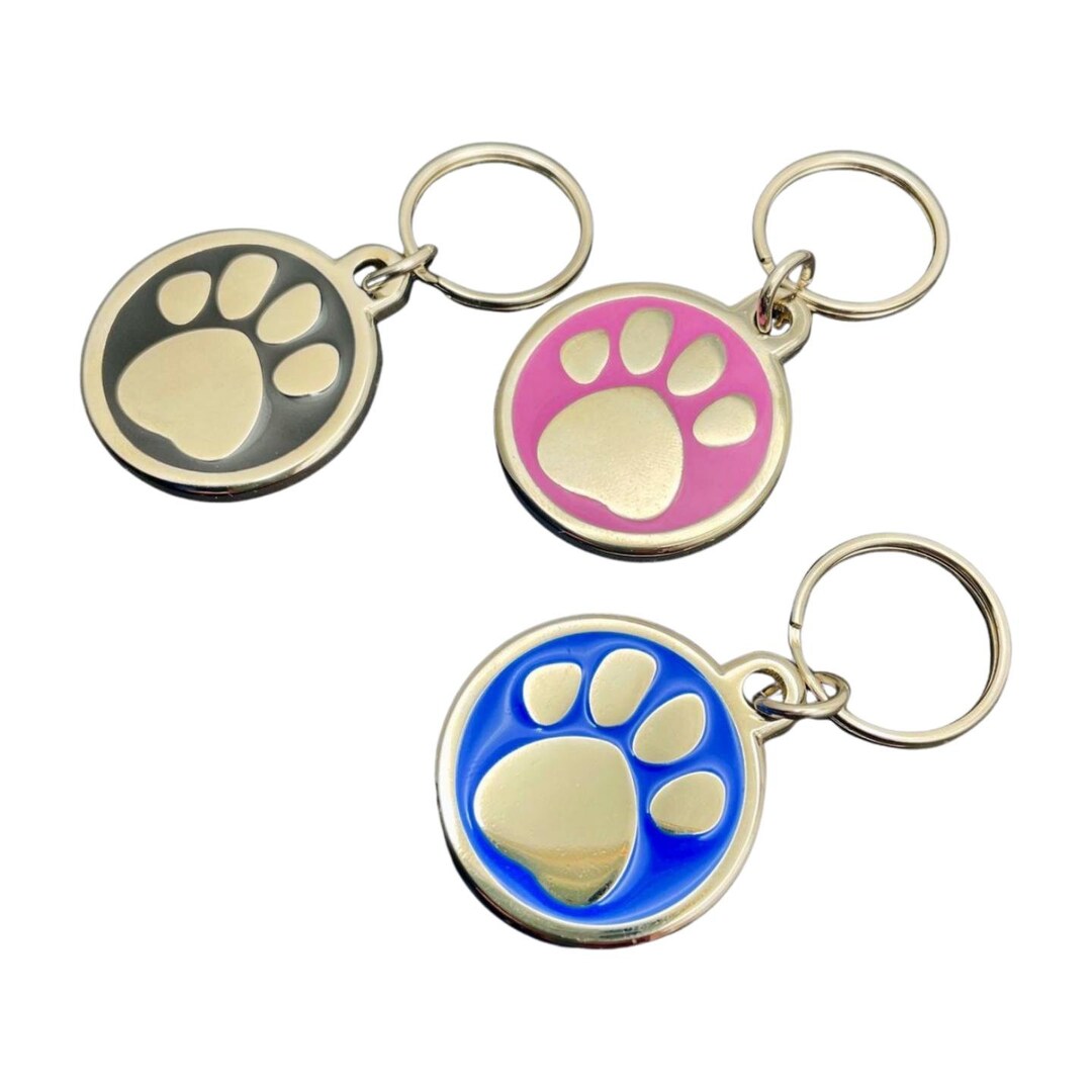 Build a Gift Box - Pet Keychain, Paw Print Keyring, Cat Keychain, Dog ...