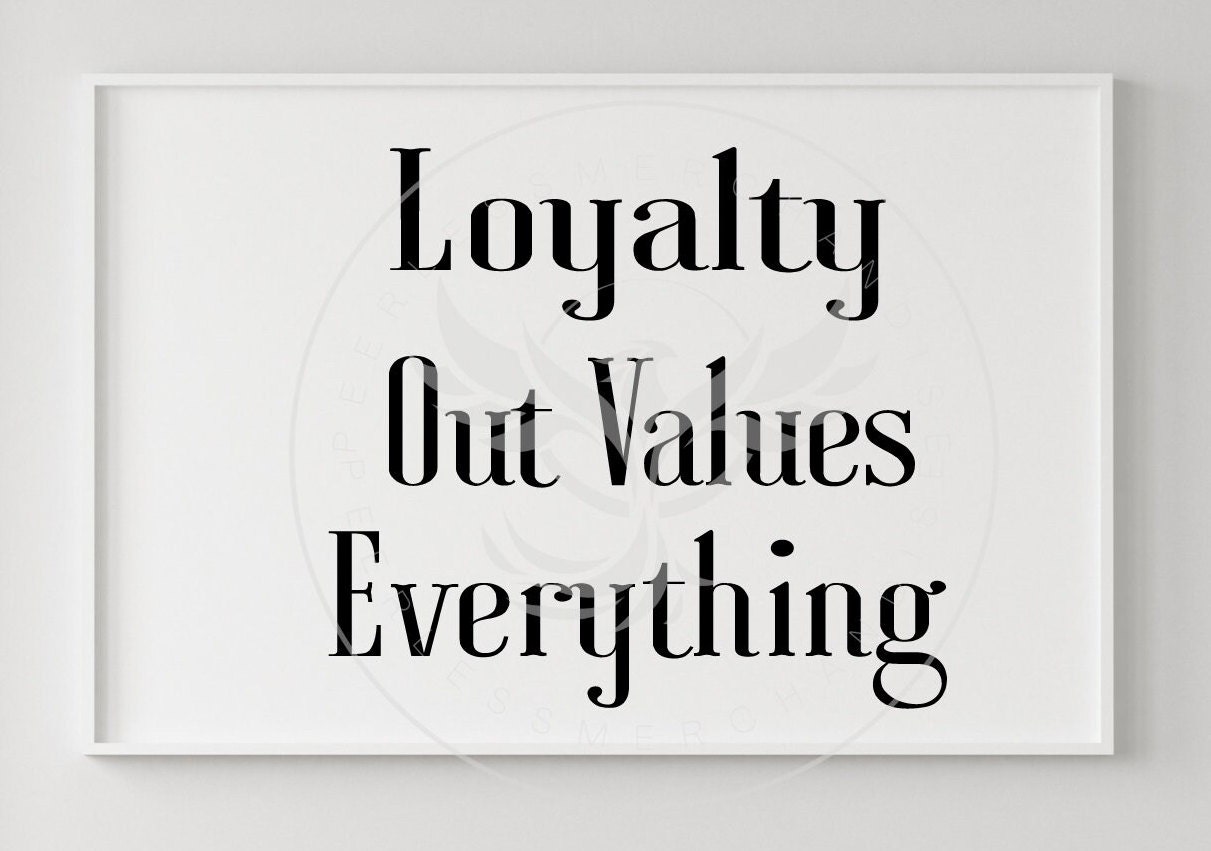 Loyalty Out Values Everything Bundle. SVG. DXF. PNG. Jpg. Cut Files. - Etsy