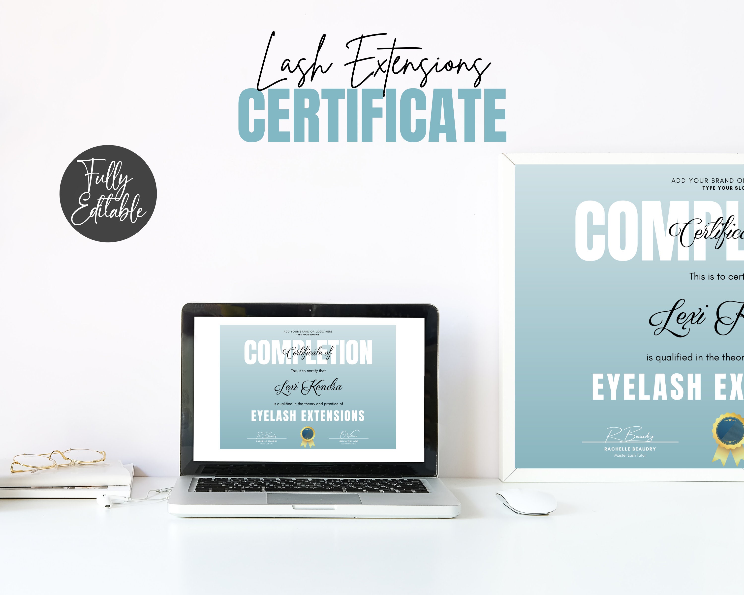 Lash Extensions Certificate Eyelash Extensions DIY - Etsy