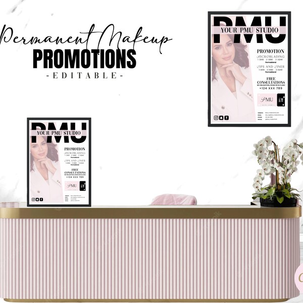 Permanent Makeup Flyer - Etsy