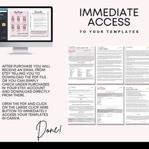 Eyebrow Aftercare Cards, Pink, Cartoon Design, Microblading ...