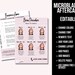 Eyebrow Aftercare Cards, Pink, Cartoon Design, Microblading ...