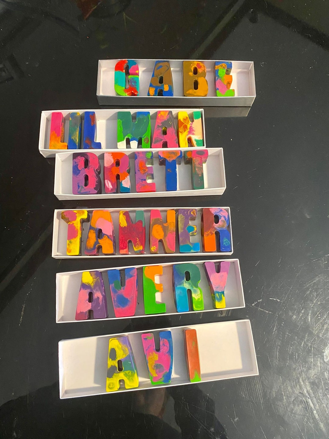 Crayon Letter Names - Etsy