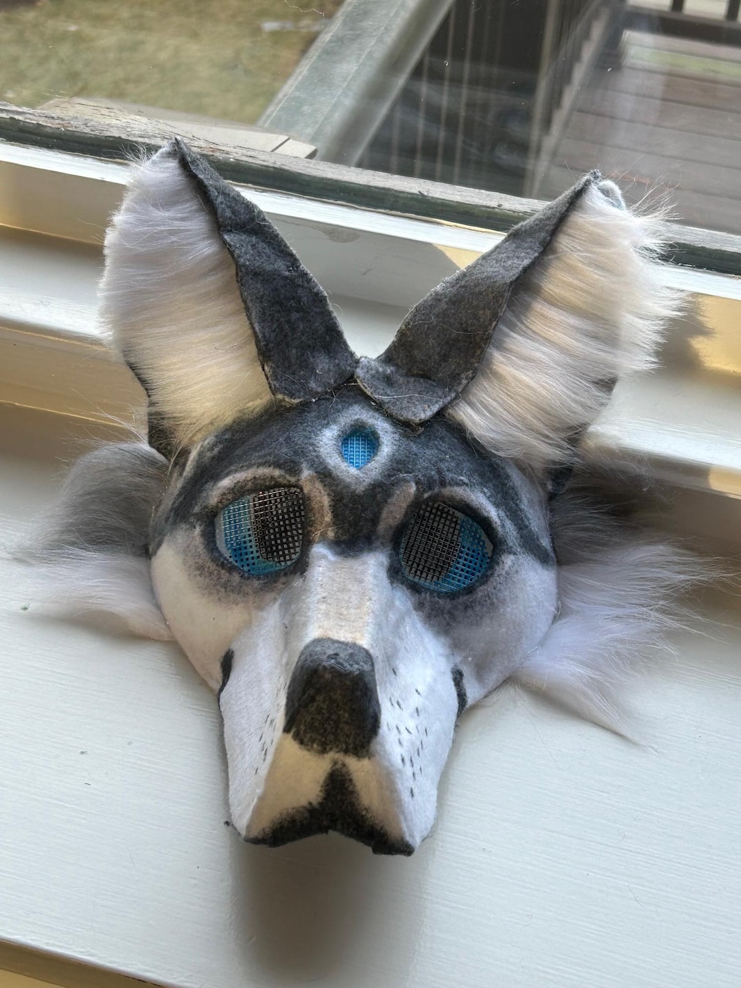 Grey Wolf Mask, Handmade, High Quality, Animal Mask, - Etsy