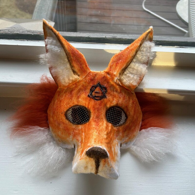 Red Fox Mask - Etsy