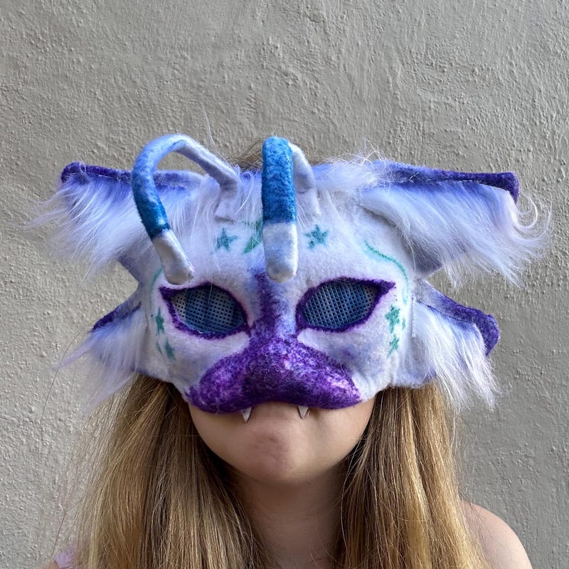 Therian Mask Alien Cat - Etsy